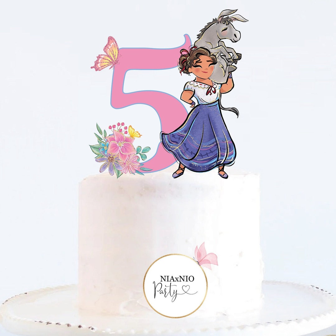 LA FAMILIA Birthday Cake Topper Magical Girl Birthday Party - Etsy