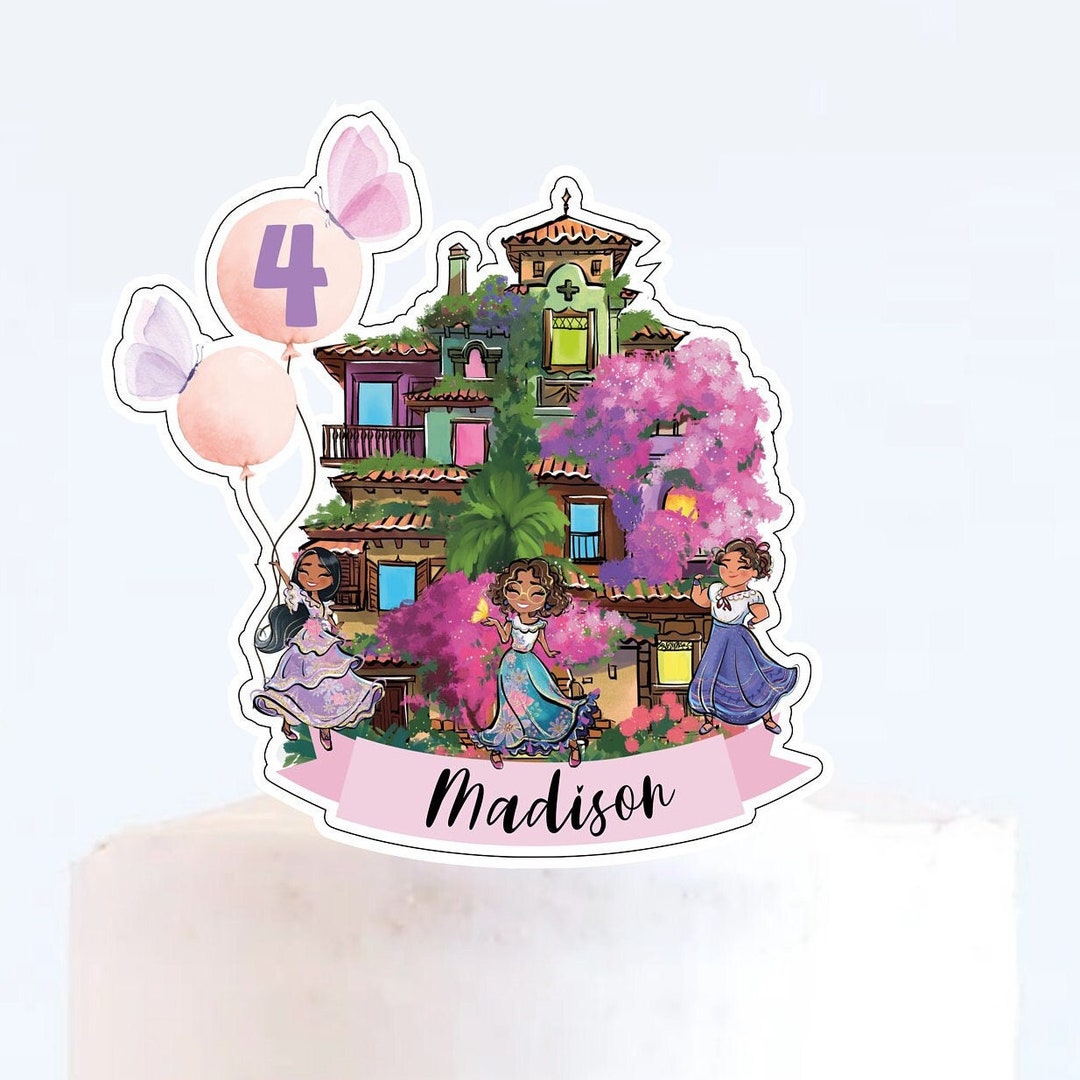 Editable La Familia Birthday Cake Topper: Magical Girl Party (digital ...