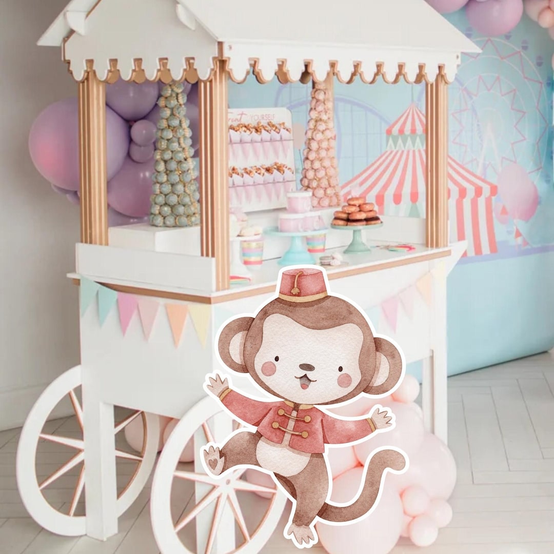 Circus Cutout Decorations: Carnival Birthday Party Decor (digital ...