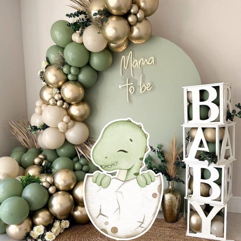 Dino Baby Shower Cut Outs - Etsy