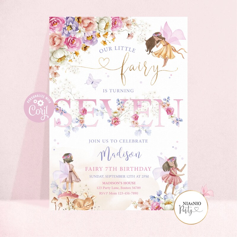 Fairy Invitations - Etsy