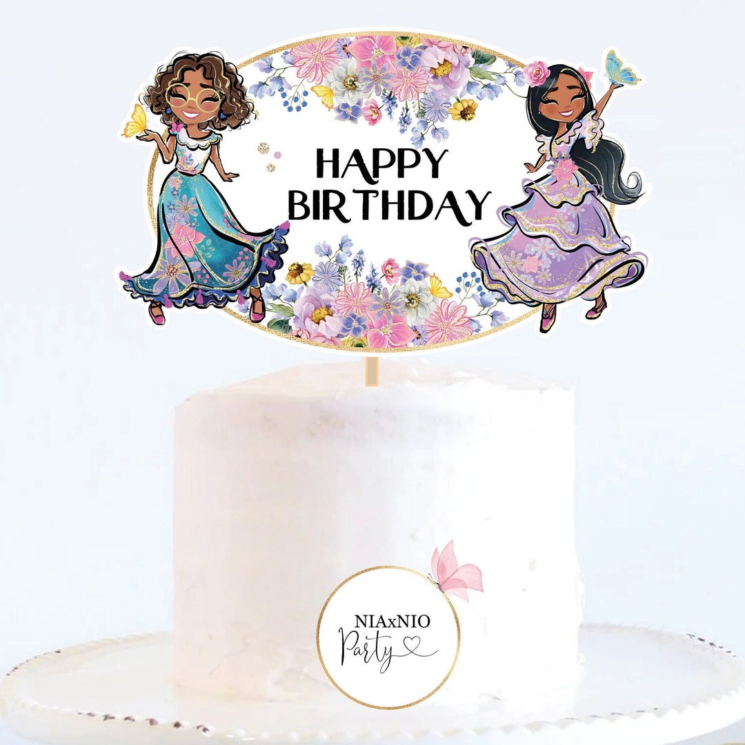La Familia Birthday Cake Topper: Magical Girl Party (digital Printable ...