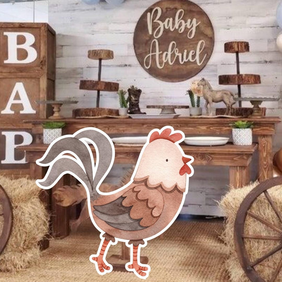 Farm Animal Cutout Decor: Barnyard Birthday Party (digital Download) - Etsy