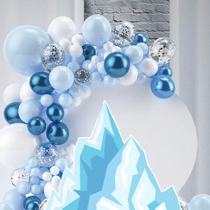 ICEBERG BIG DECOR Cutout Princess Birthday Party Frozen Ice Princess ...