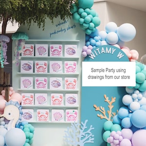 BUNDLE OCEAN Big DECOR Cutout Under the Sea Party Decorations Birthday ...