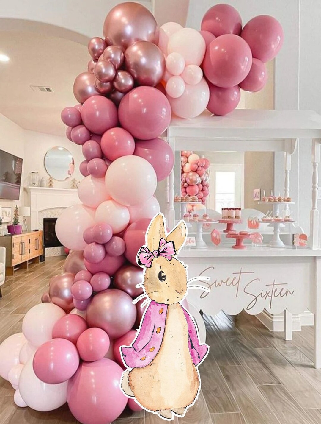 CUSTOM CUTOUTS RABBIT Birthday: Cutout Decor Rabbit , Baby Shower Decor ...