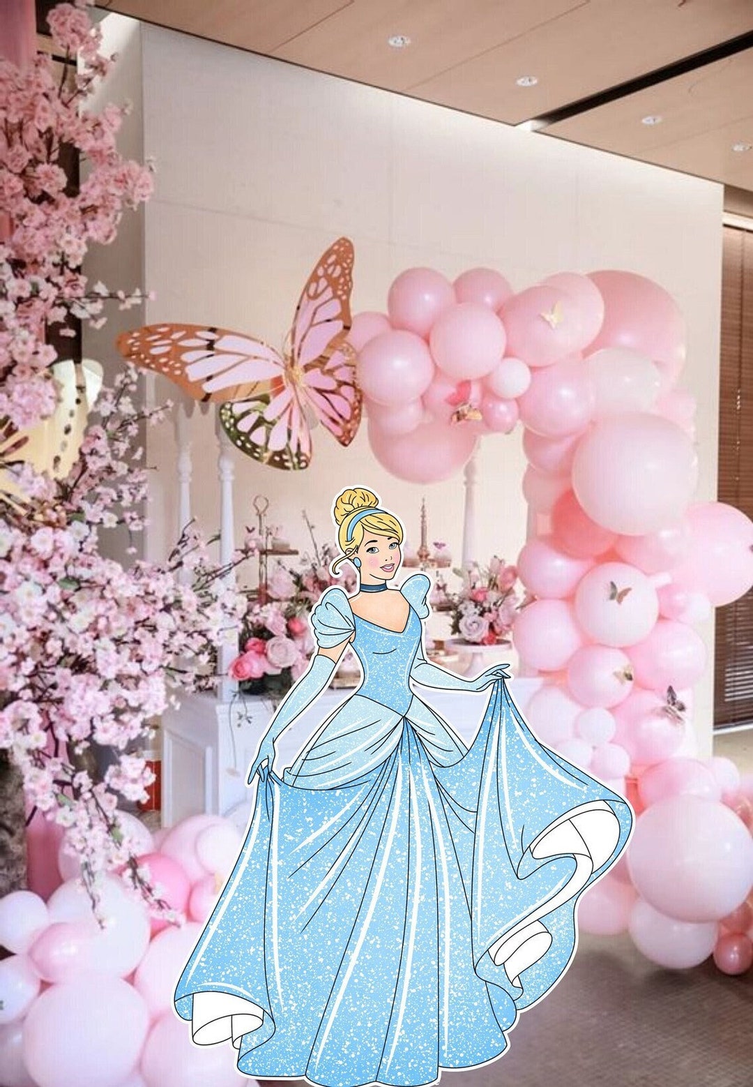 CUSTOM CUTOUTS PRINCESS: Cutout Decor Princes, Princes Birthday ...