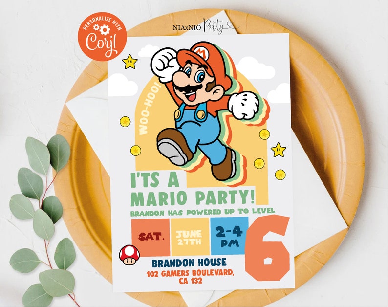 7 Super Mario Design Inspirations with Canva