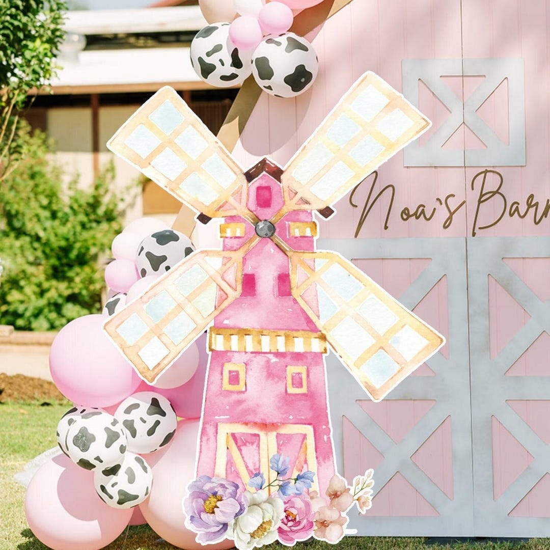 Farm Girl Cutout Decoration: Barn Party Decor (digital Download) - Etsy