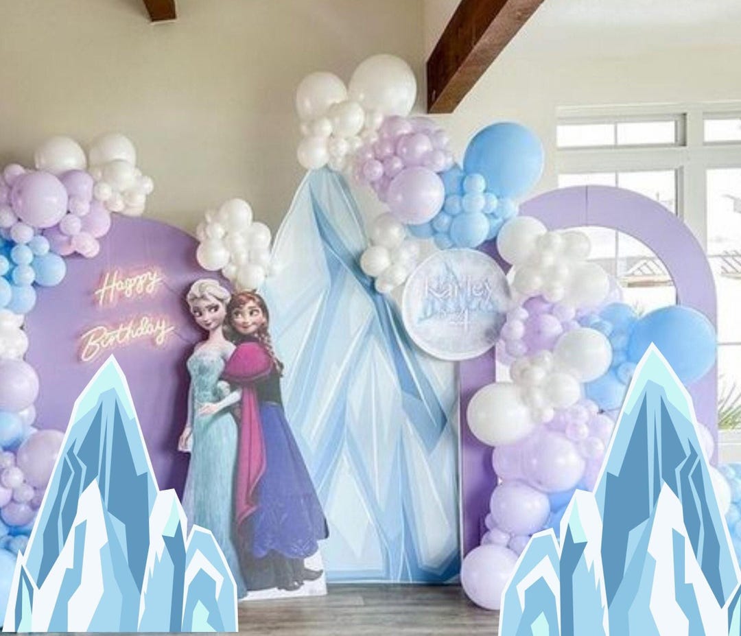 ICEBERG BIG DECOR Cutout Princess Birthday Party Frozen Ice Princess ...