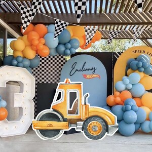 BIG DECOR on Sale: Cutout Construction Birthday Cutout Decor - Etsy