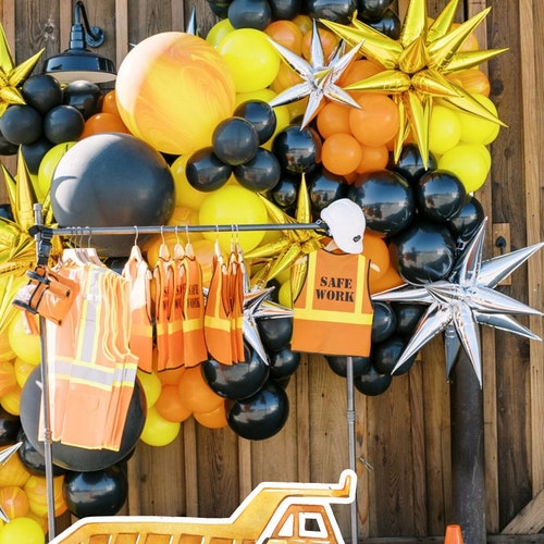 BIG DECOR on Sale: Cutout Construction Birthday Cutout Decor - Etsy