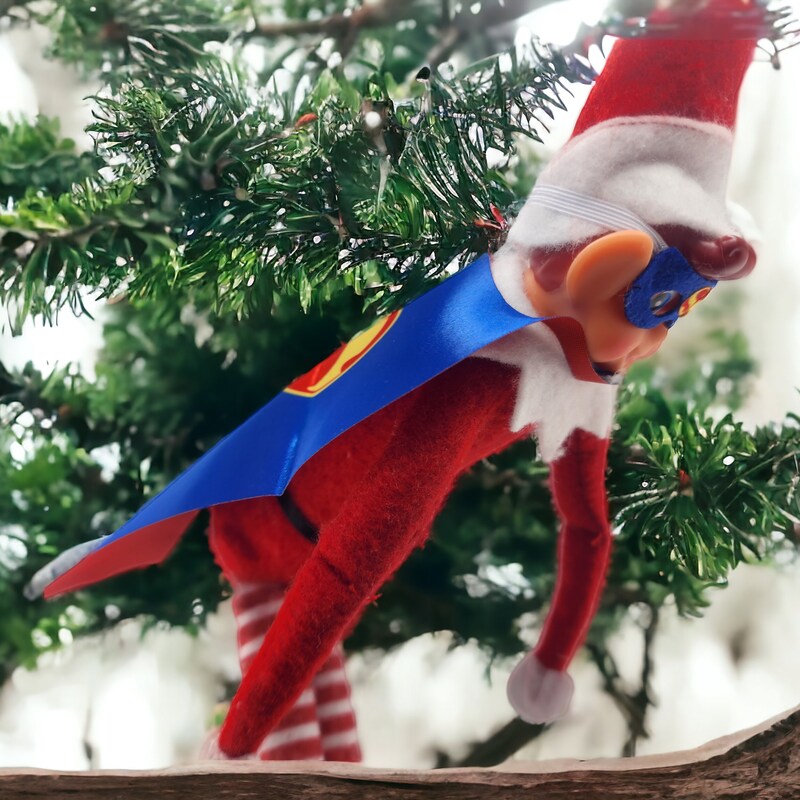 Elf on a Shelf Mask - Etsy