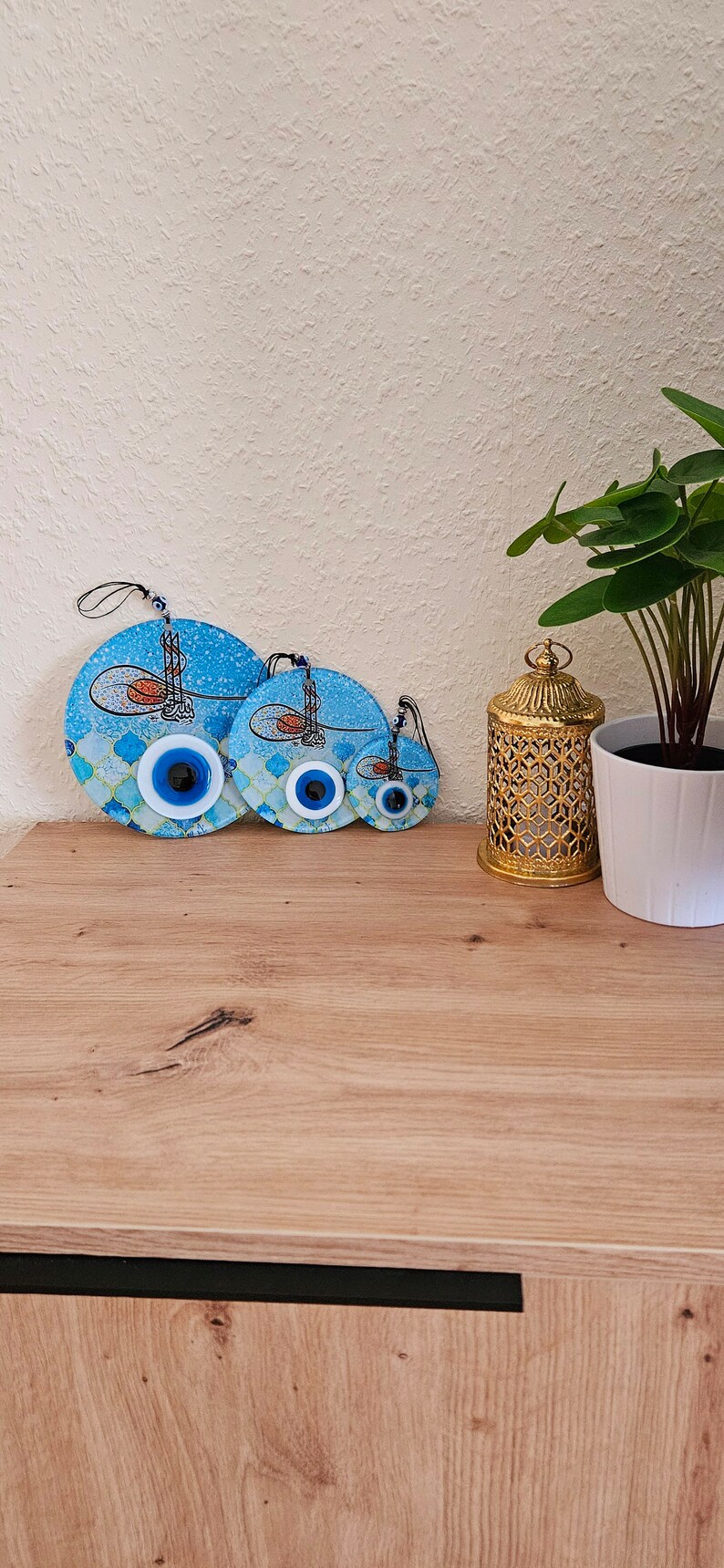 Nazar Bead Nazar Amulet Nazarboncuk Wall Hanging Wall - Etsy UK