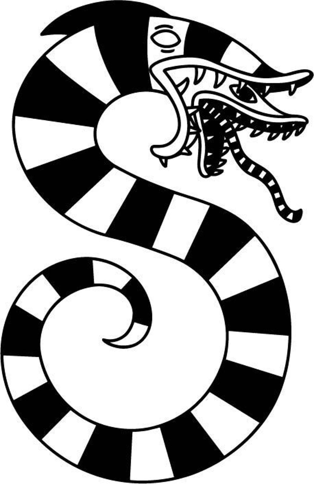 Beetlejuice Svg Beetlejuice Sandworm Svg Sandworm SVG - Etsy UK