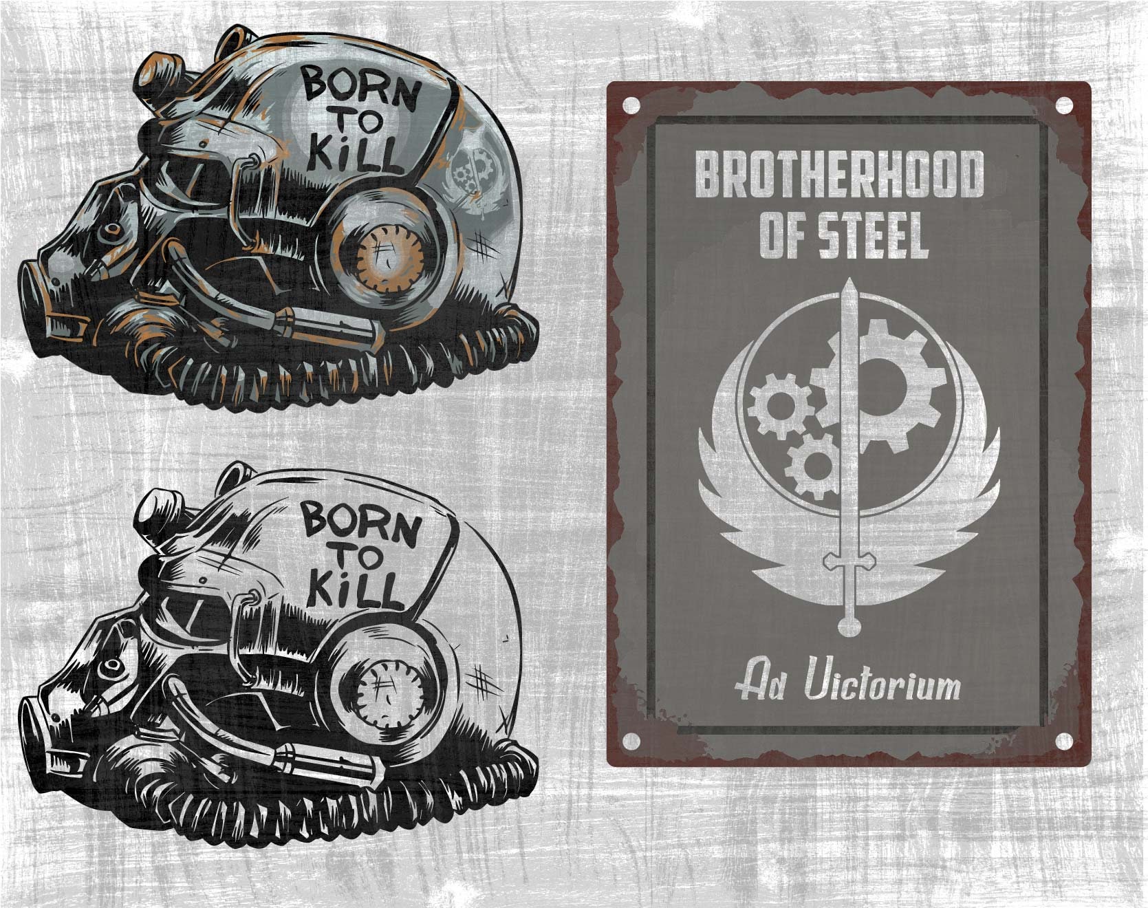 Brotherhood of Steel Svg Fallout Svg Fallout VAULT BOY - Etsy Australia