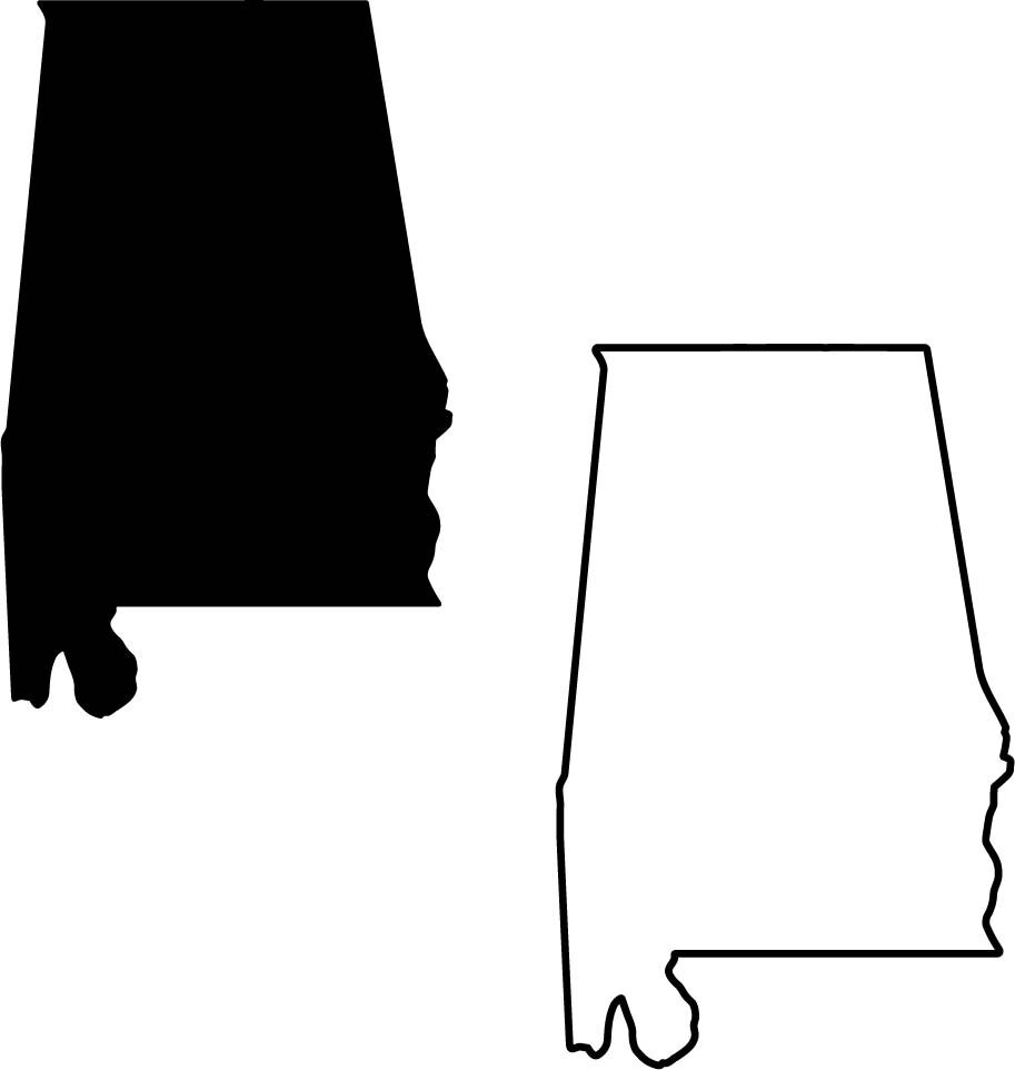 alabama outline svg free