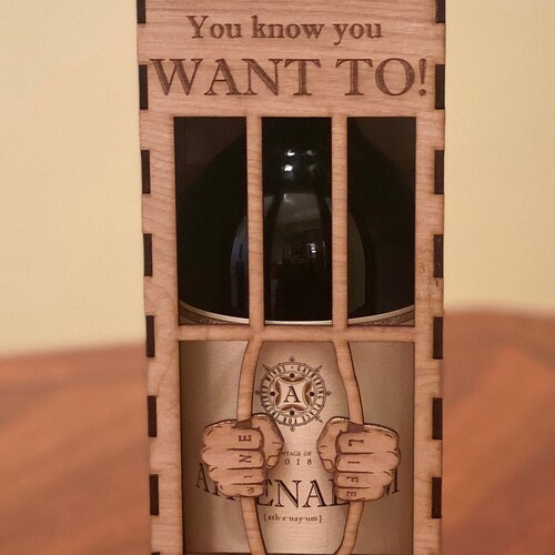 Jailed Wine Box 3mm Box wine Box Digital File... Svg-dxf-ai - Etsy