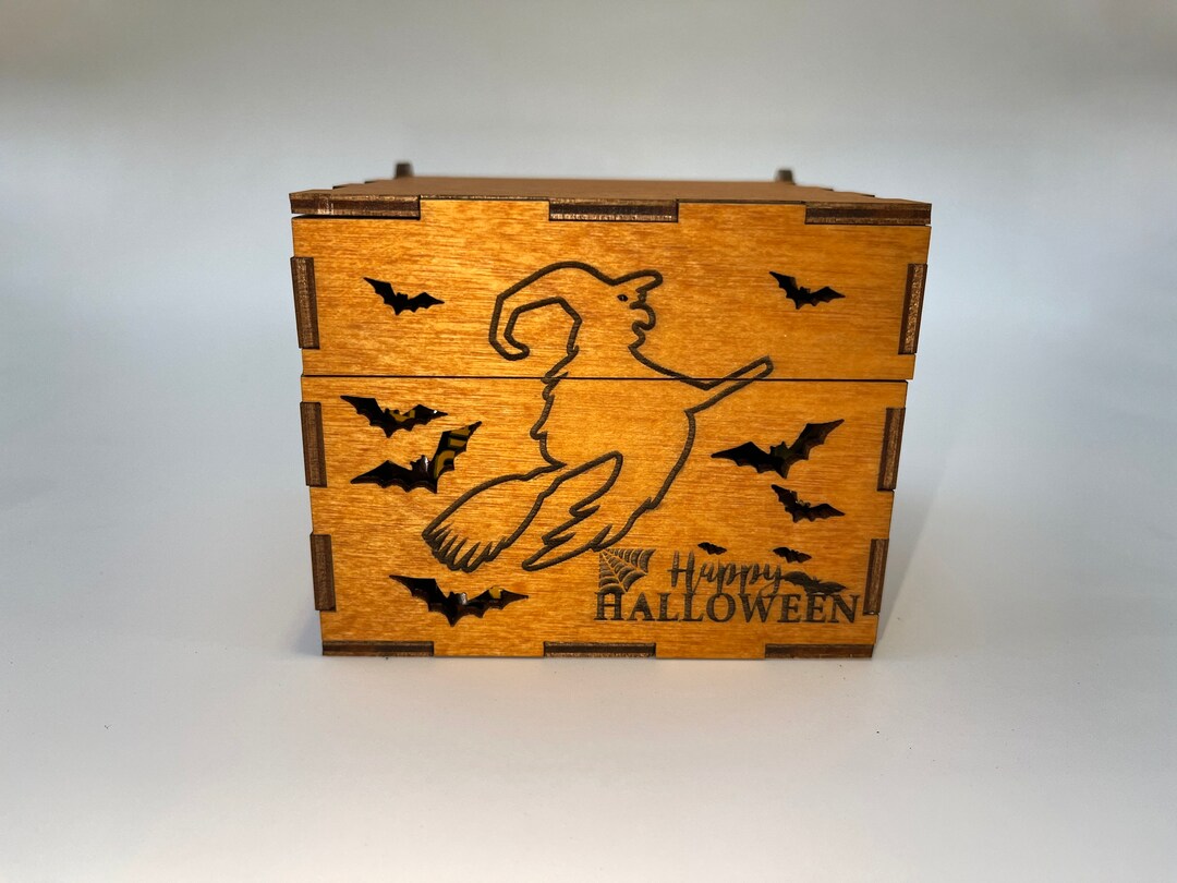 Witch Candy Box- Halloween Witch! 3mm Digital File ... Svg-dxf-ai ...