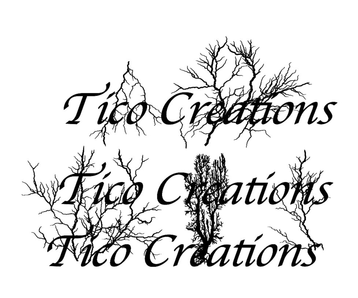 Collection Fractal Burning Effect for Laser Engraving - Etsy