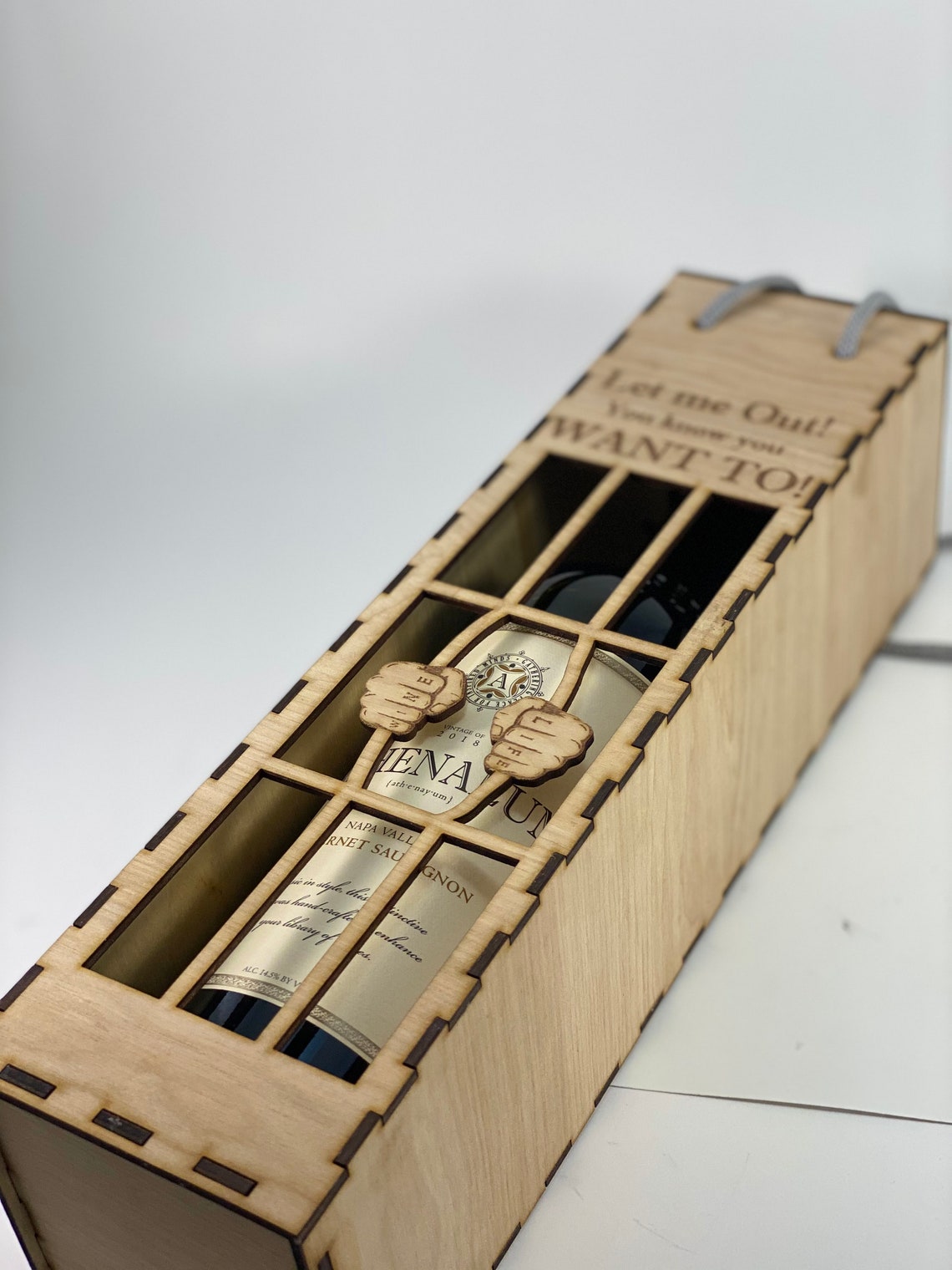 Jailed Wine Box 3mm Box wine Box Digital File... Svg-dxf-ai | Etsy