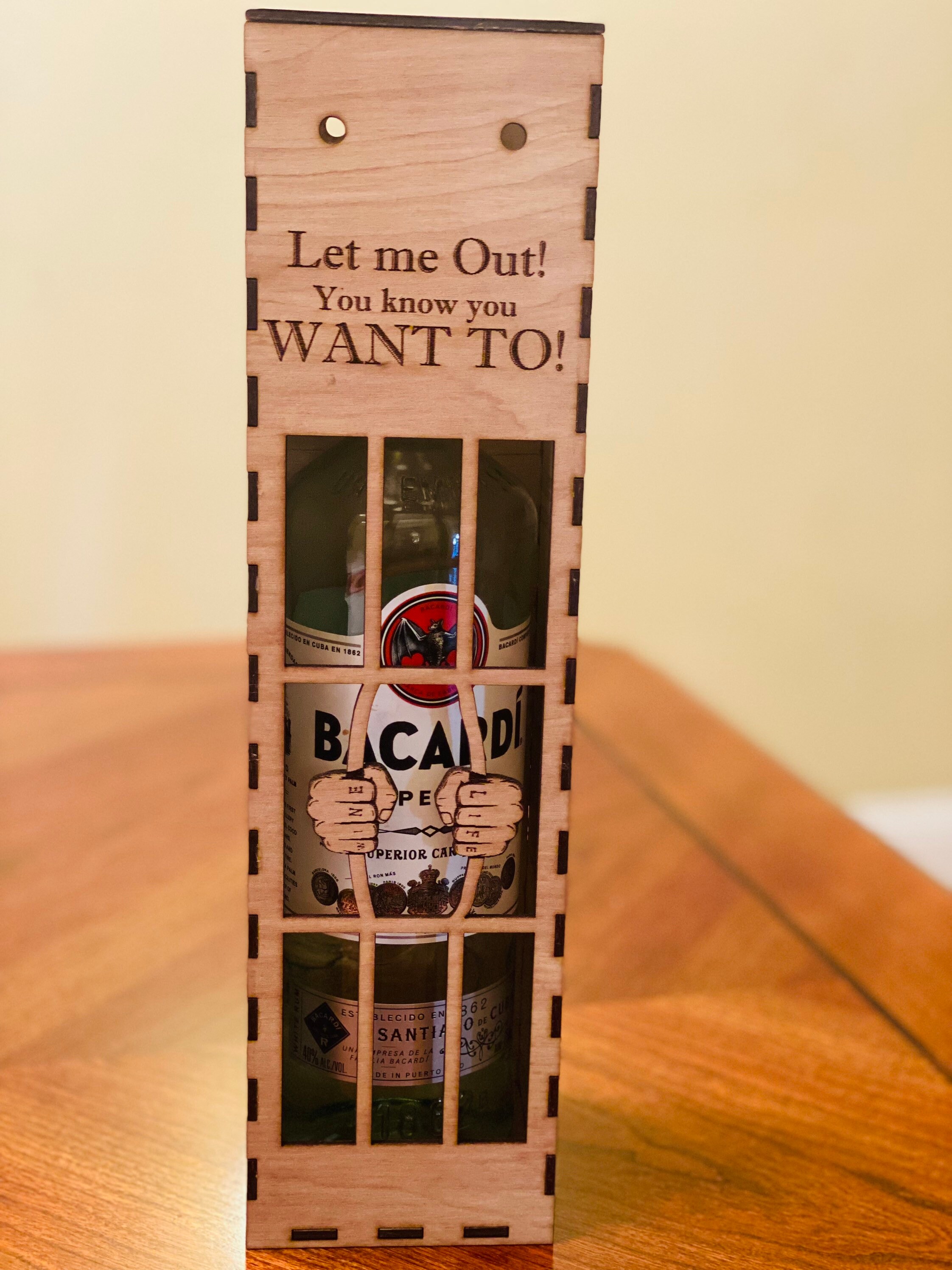 Jailed Rum Box 3mm Box Digital File Svg-dxf-ai Immediate - Etsy