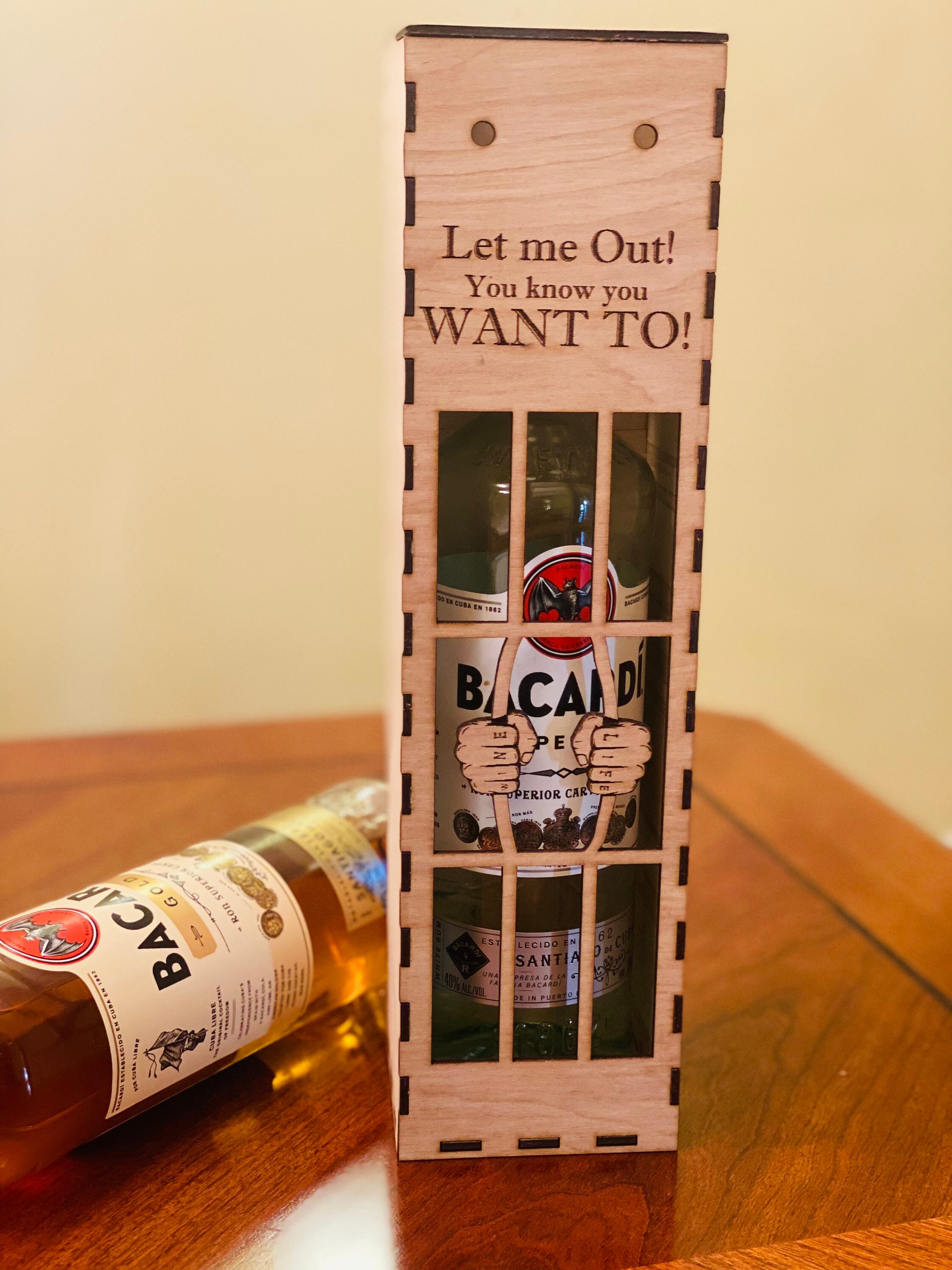 Jailed Rum Box 3mm Box Digital File Svg-dxf-ai Immediate - Etsy