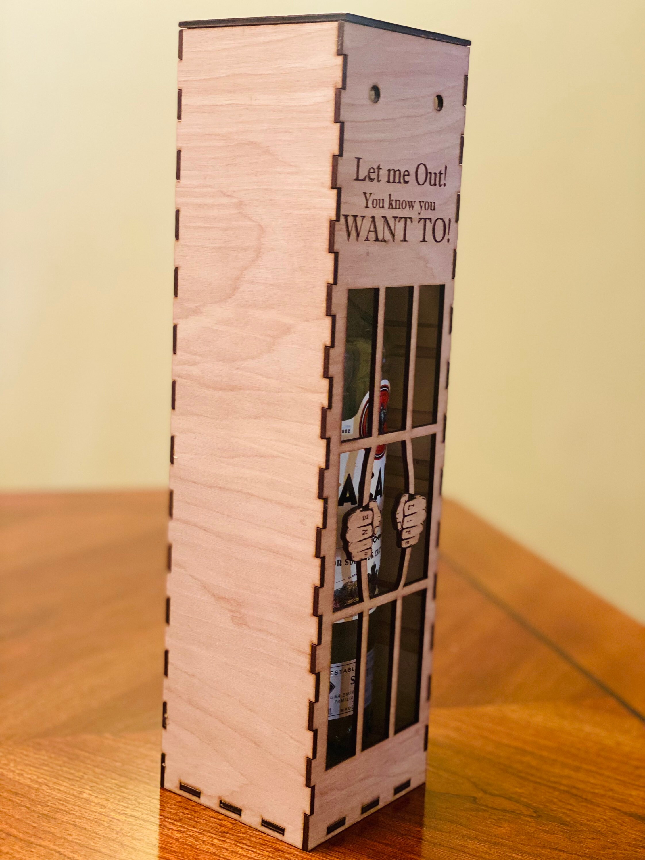 Jailed Rum Box 3mm Box Digital File Svg-dxf-ai Immediate - Etsy