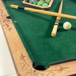 Pool Table miniature Billiard Table Laser Cut Digital Files... Svg-dxf ...