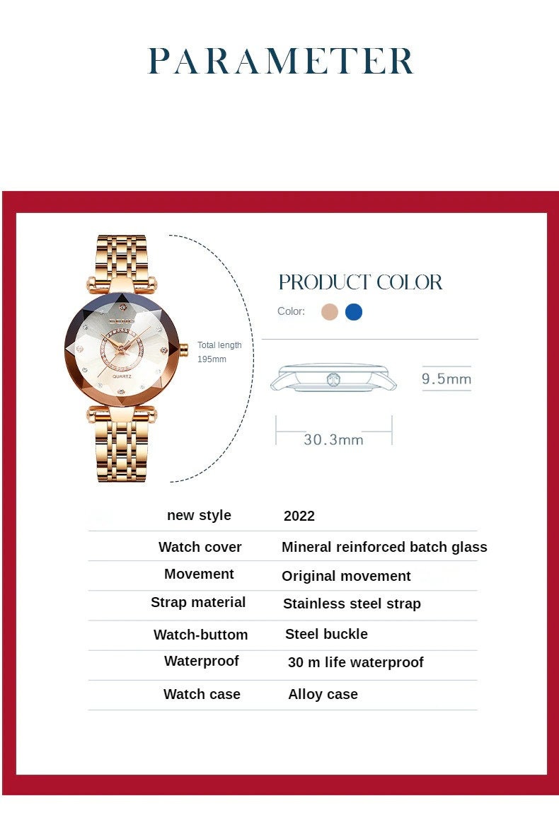 Fashion Watches for Women, Ladies Luxury Brand Quartz High Quality ...