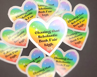Scholastic Book Fair Sticker - Etsy