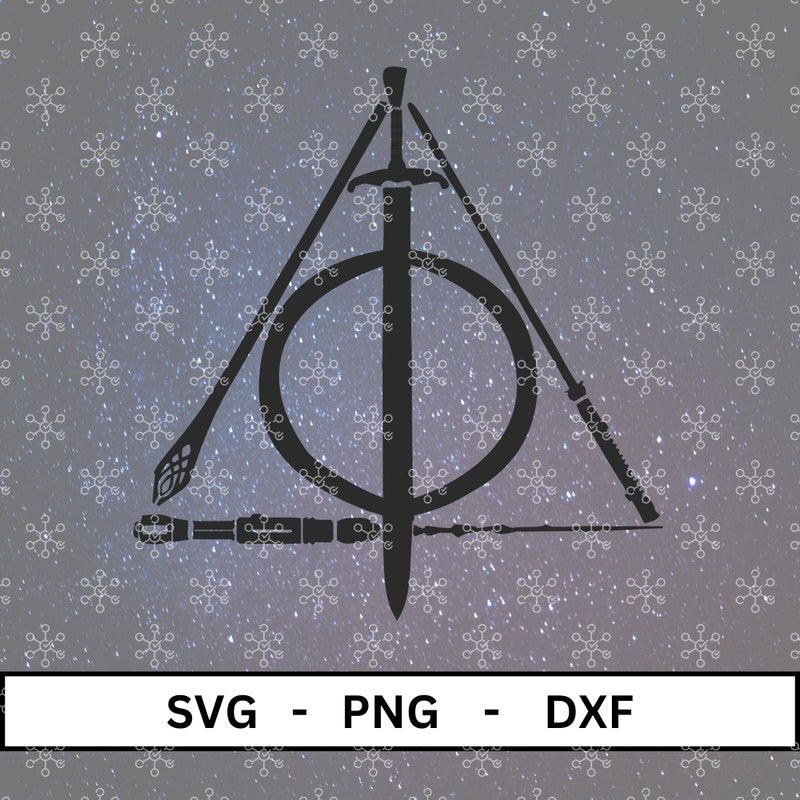 Deathly Hallows Svg - Etsy