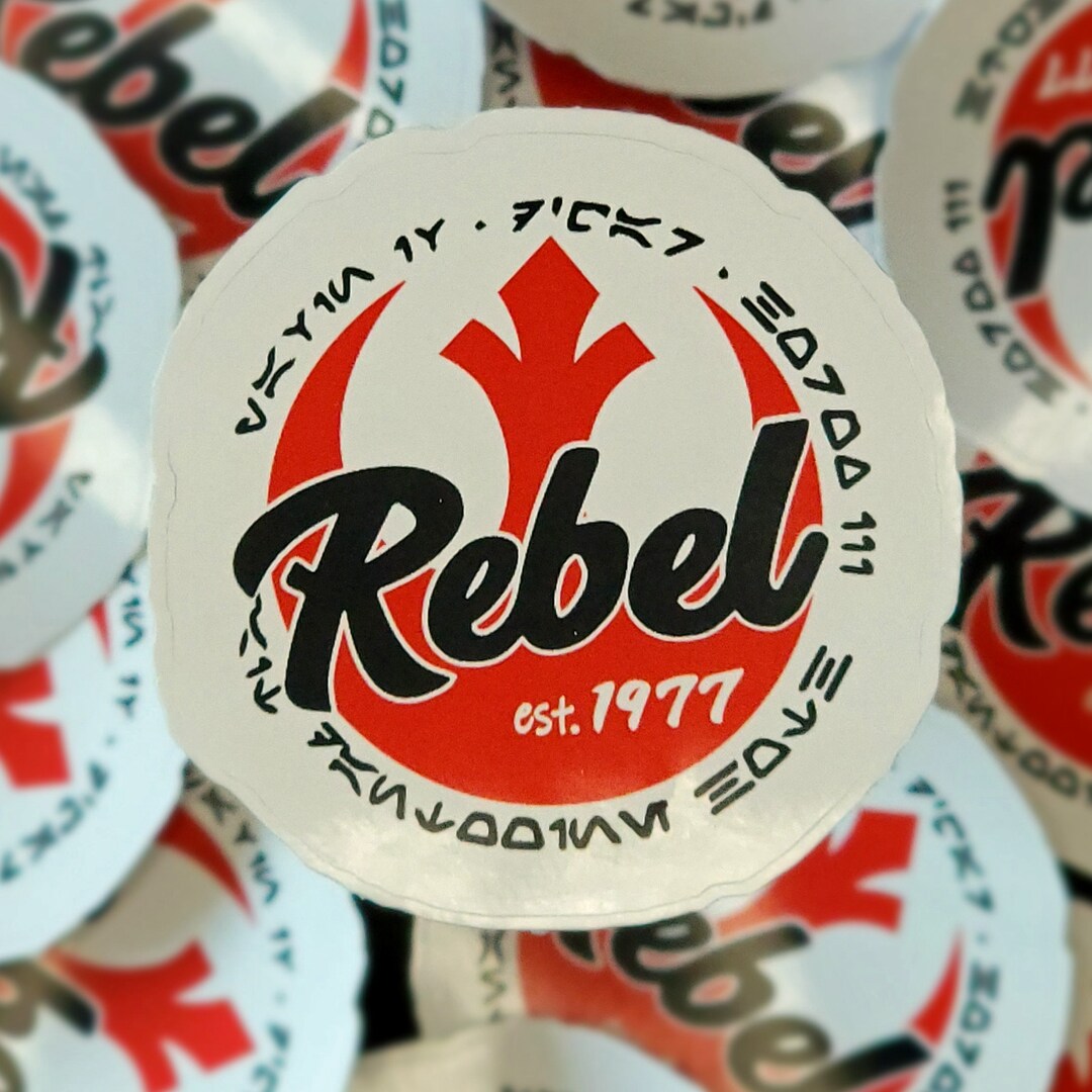 STICKER: Rebel | Star Wars-inspired | Vinyl Sticker - Etsy