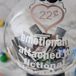 CUSTOM: Booktok Ornament, Book Display, Booklover Gift, Emotionally ...