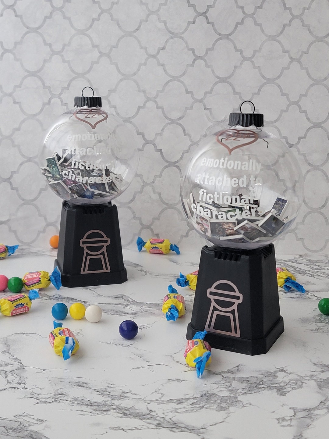 CUSTOM: Booktok Ornament, Book Display, Booklover Gift, Emotionally ...