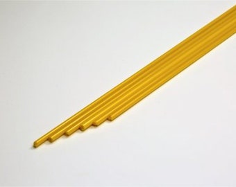 Yellow Glass Rods - Etsy