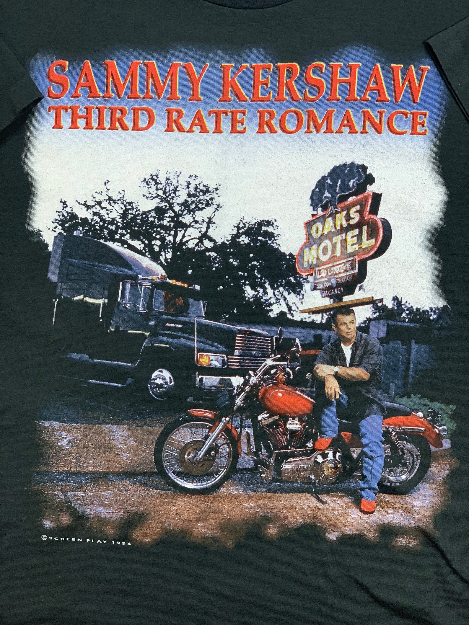 Sammy Kershaw Third Rate Romance 1994 Tee | Etsy
