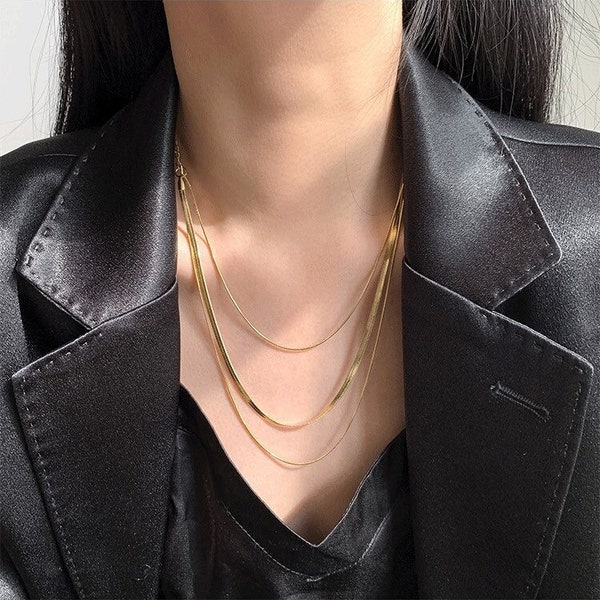 Three Layer Necklace - Etsy