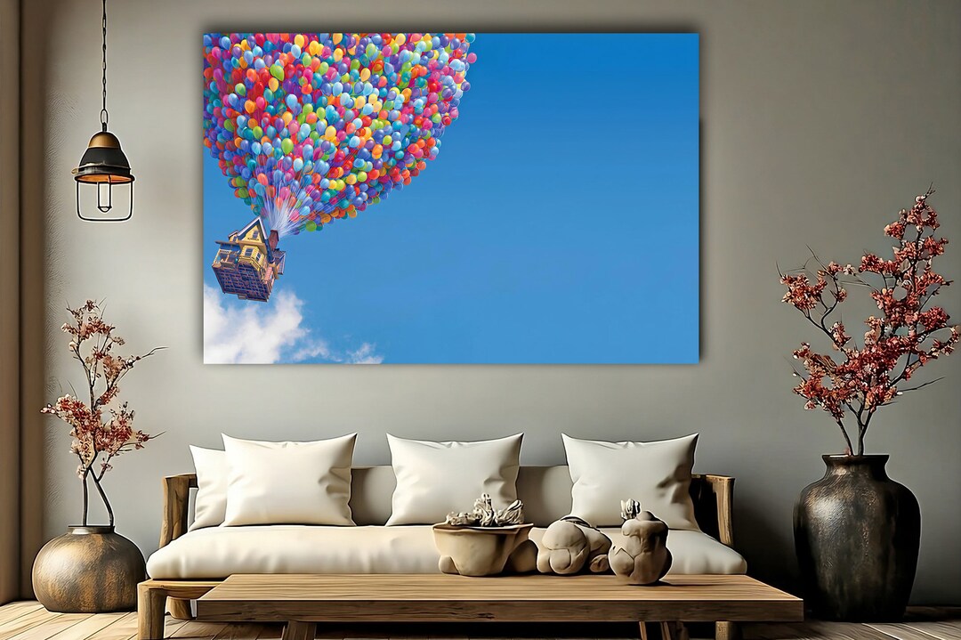 Up Movie Wall Art, up Pixar Canvas, up Poster, Kids Room Decor, up ...