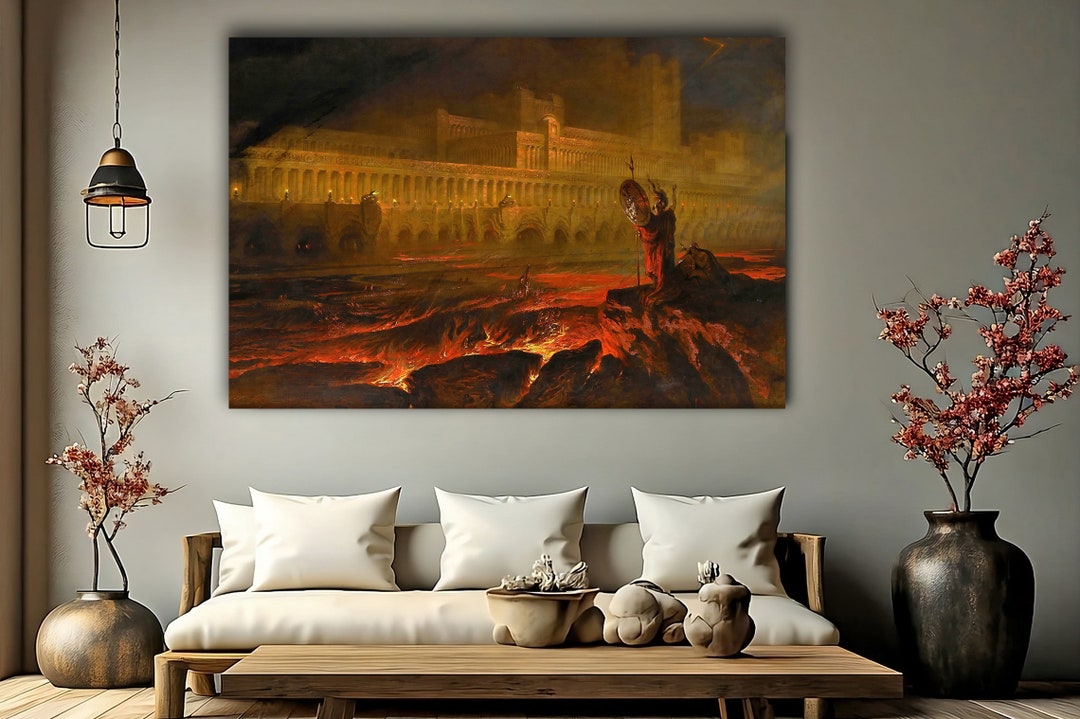 John Martin Pandemonium, Louvre 1841 Poster - Etsy