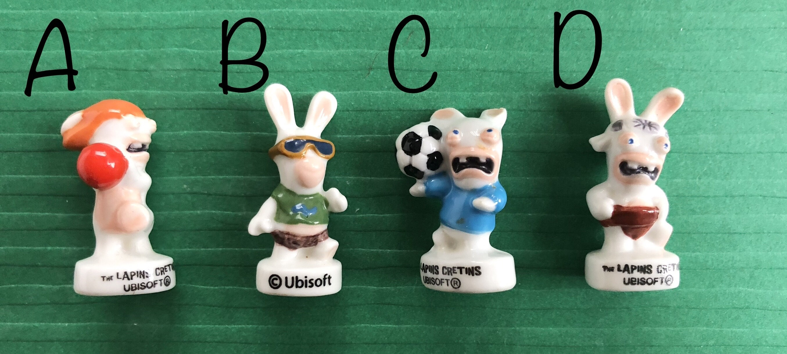 French Beans Miniature Figurines Rabbids - Etsy