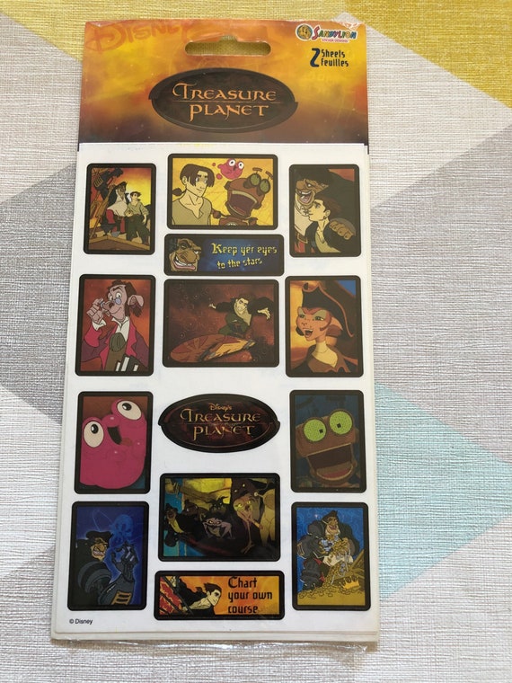 Vintage Stickers Treasure Planet Sandylion | Etsy