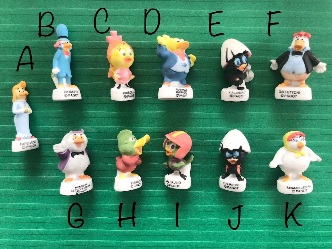 Vintage French Beans - Miniature Figurines Caliméro Pagot - Etsy