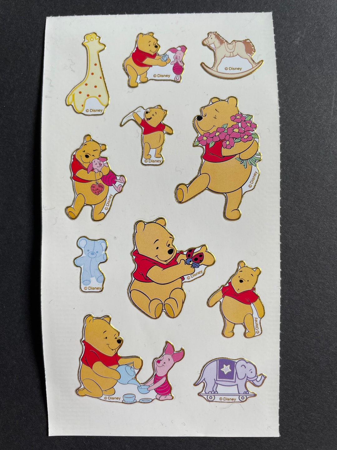 Winnie the Pooh Stickers - Etsy