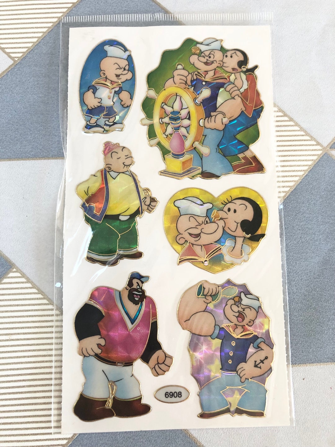 Stickers Popeye Vintage New - Etsy
