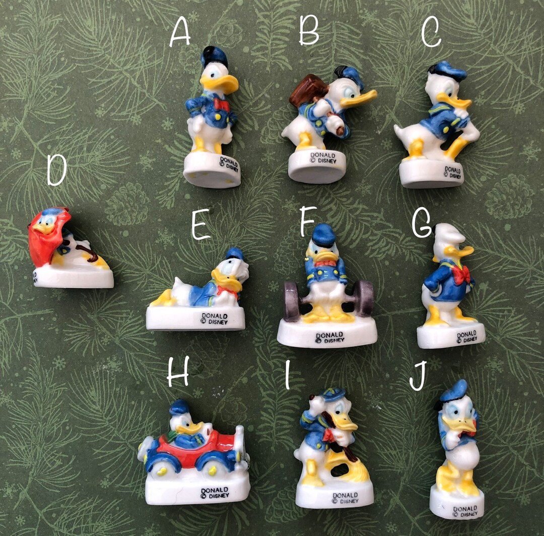 French Beans - Disney Donald Scrooge Figurine Miniatures - Etsy