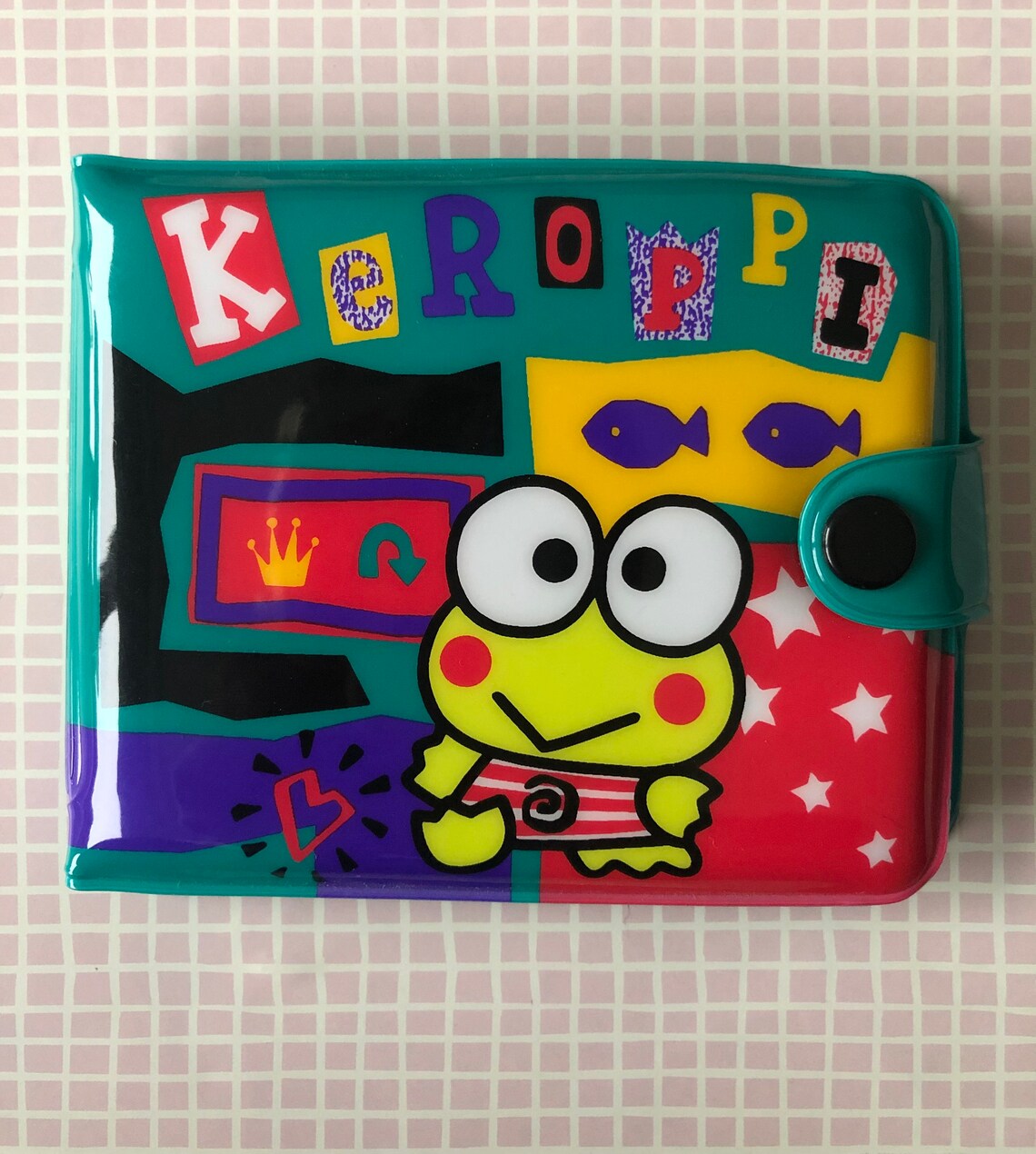 Wallets vinyl 90s Sanrio vintage Pochacco Pekkle Keroppi | Etsy
