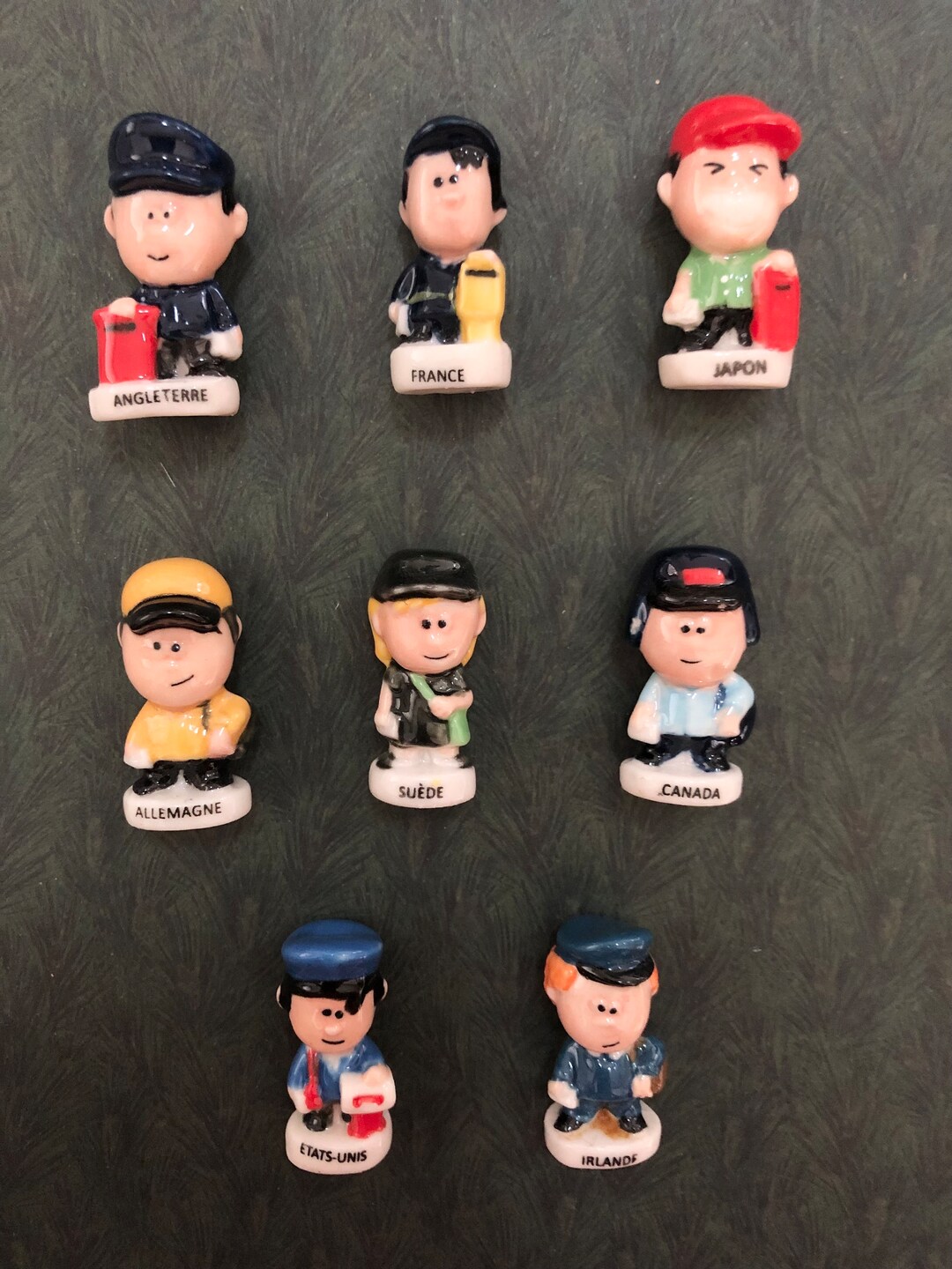French Beans Miniature Figurines Characters of the World - Etsy