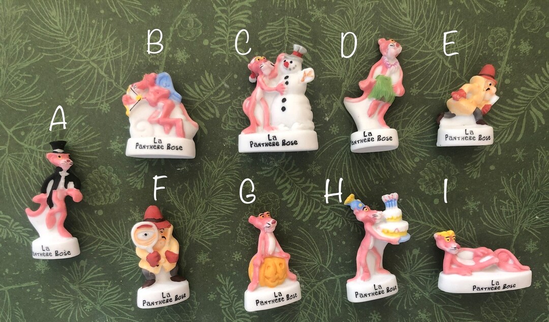 French Beans - Miniature Figurines Pink Panther Pink Panther - Etsy