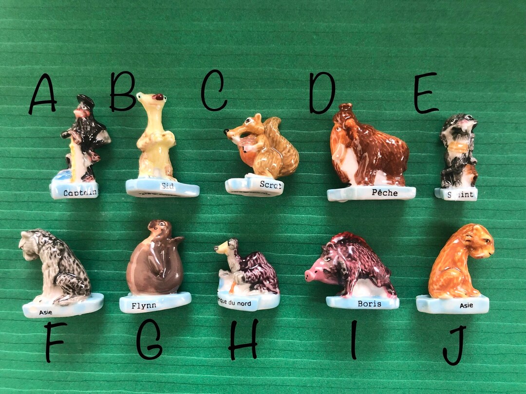 French Beans Disney Ice Age Miniatures Figurines - Etsy UK